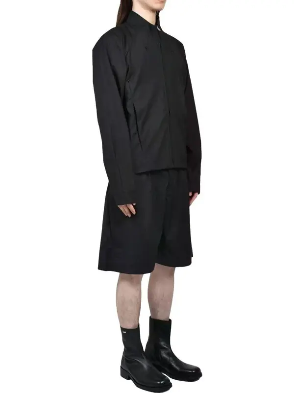 _J.L - A.L_ Mitre Raglan-sleeve Jacket - Black