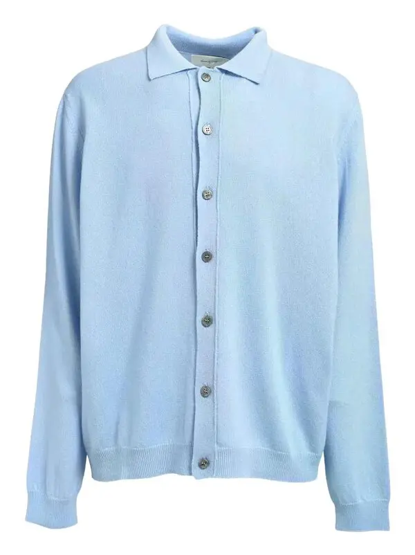 SECOND / LAYER Frankie Button-down Cardigan - Blue