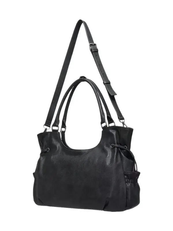 STAND OIL Drawstring-detail Tote Bag - Black