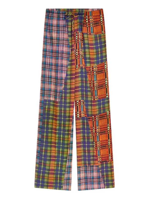 Dries Van Noten Elasticated Viscose Pants - Orange
