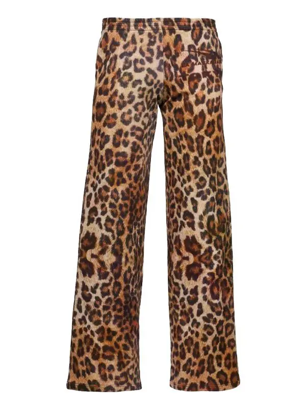 LA MASKARADE Leopard-print Track Pants - Brown