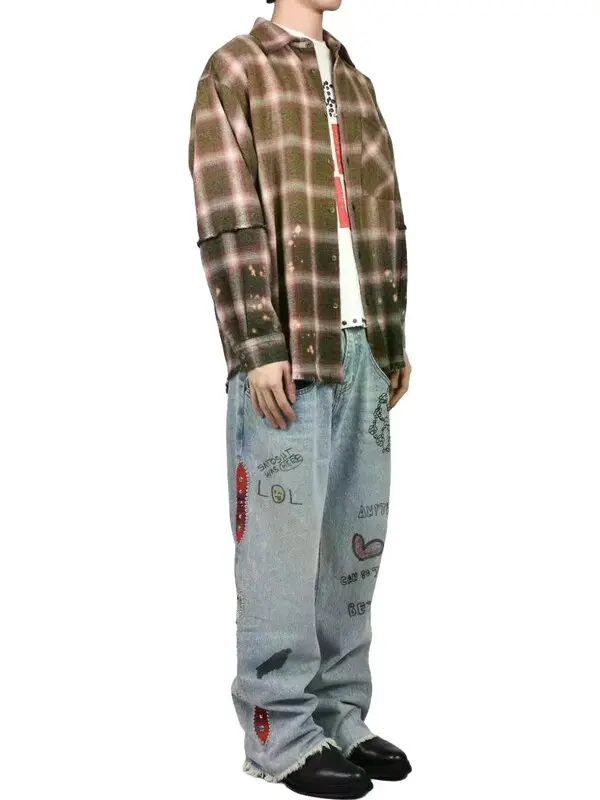 SATOSHI NAKAMOTO Nessa Patchwork Jeans - Blue
