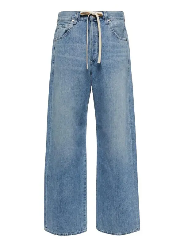 Citizens Of Humanity Low-rise Wide-leg Jeans - Blue