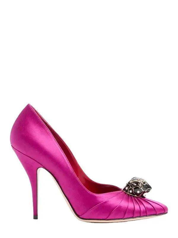Valentino Garavani Panthea Satin Pumps - Fuchsia