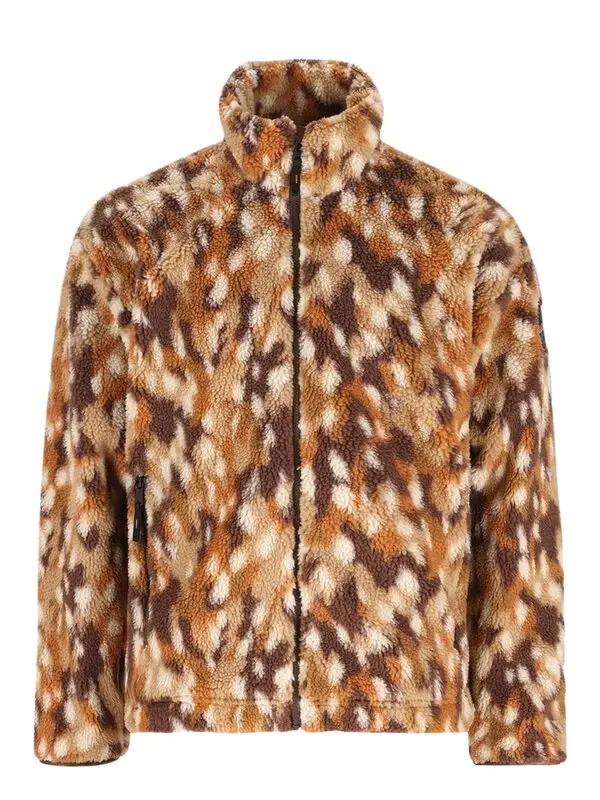 NAPAPIJRI Patterned Fleece Jacket - Brown