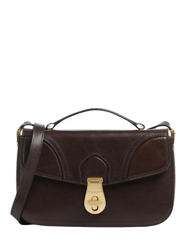 THE BRIDGE Leather Shoulder Bag - Brown