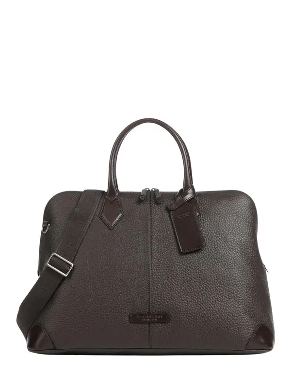 THE BRIDGE Leather Weekend Bag - Brown