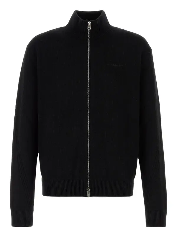 Givenchy Wool Blend Cardigan - Black