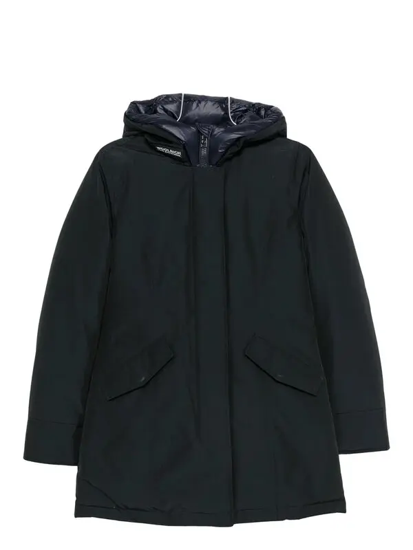 Woolrich Hooded Padded Coat - Blue