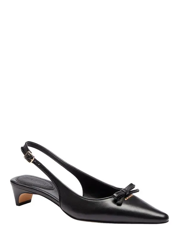COACH OUTLET Bow Slingback Heel - Black