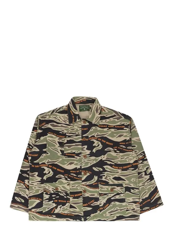 DENIM TEARS Ming Military Shirt - Green