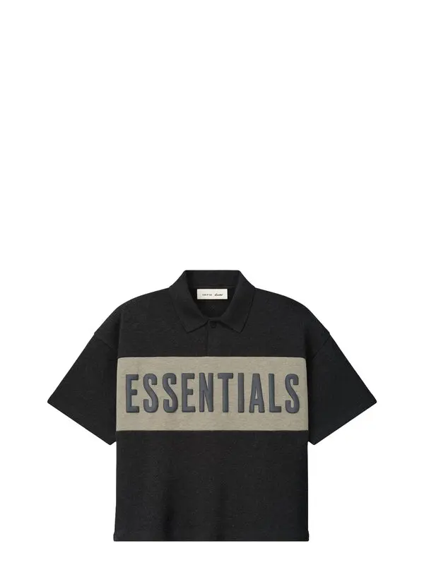 Fear Of God Cropped Polo - Grey