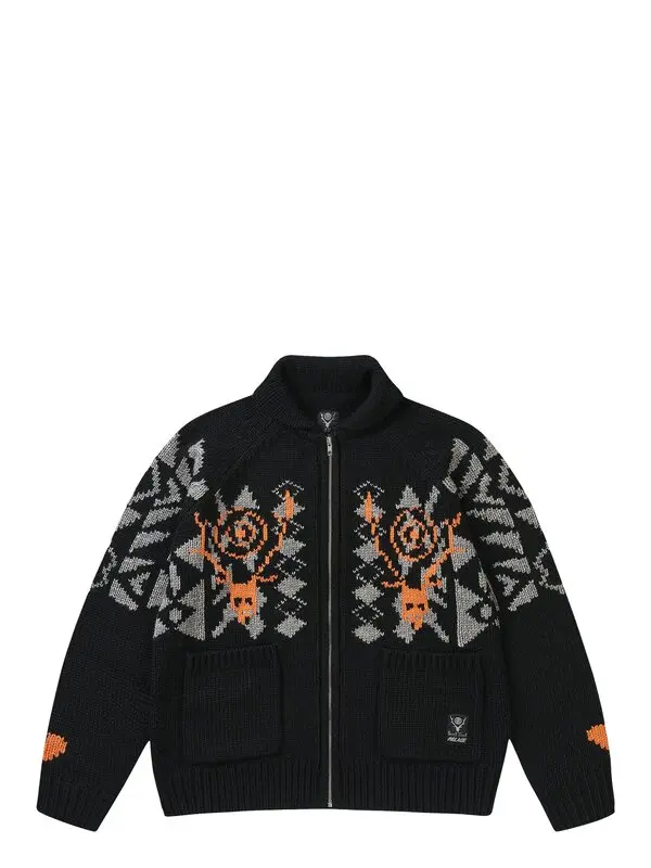 PALACE X South2 West8 Cowichan Knit - Black
