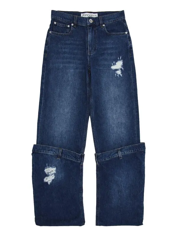 JW Anderson Bucket Denim Jeans - Blue