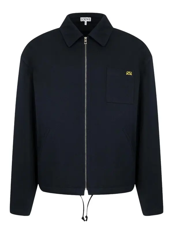 Loewe Zip-up Jacket - Blue