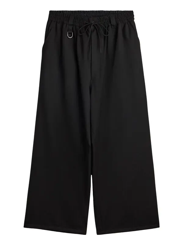 YOHJI YAMAMOTO POUR HOMME X Adidas Wool Straight Pant - Black