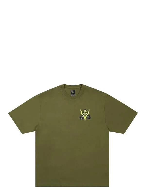 PALACE X South2 West8 Stag-ferg T-shirt - Green