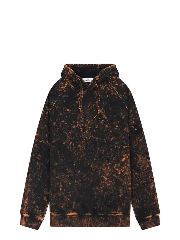 Stone Island Tie-dye Hoodie - Orange