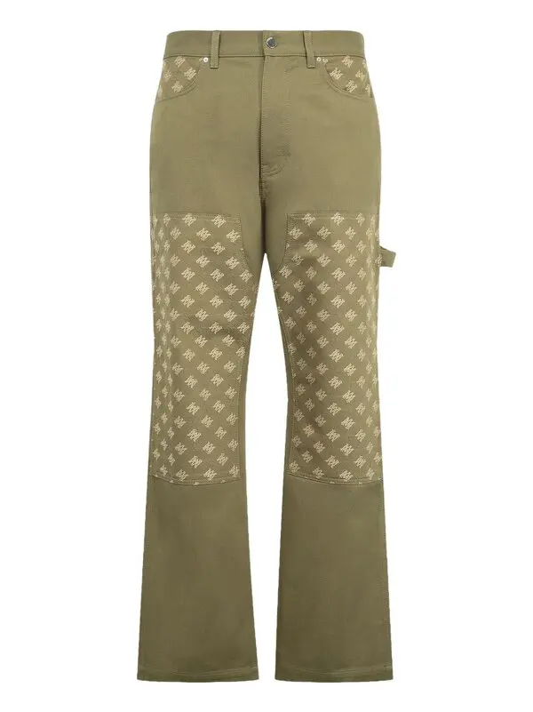 Amiri Ma Quad Panel Cot Carpenter Pant - Green