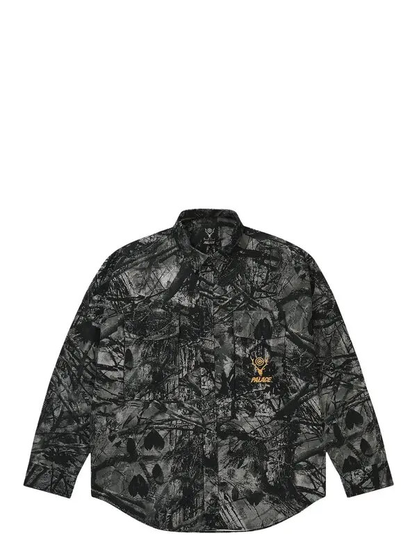PALACE X South2 West8 Camouflage Shirt - Black