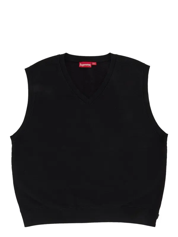 Supreme Sweatshirt Vest - Black