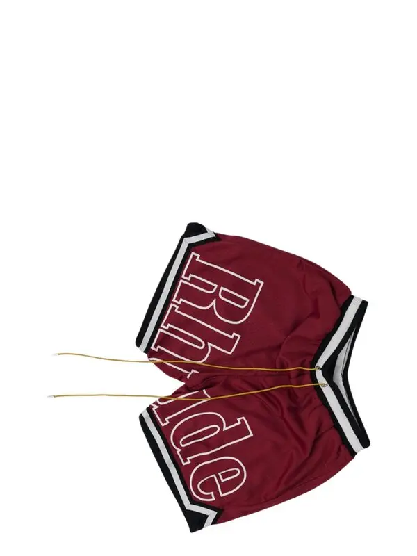 Rhude Logo Track Shorts - Red