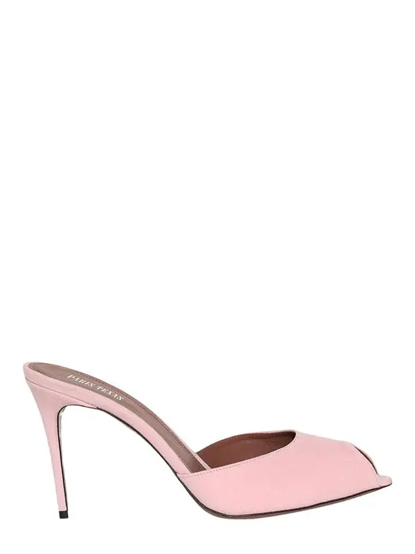 Paris Texas Vera Open Toe Mule - Pink
