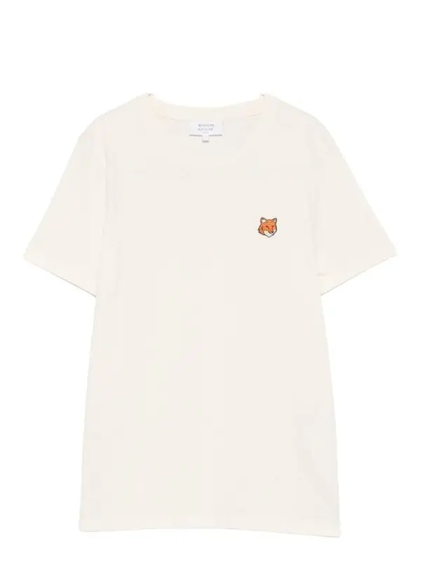 Maison Kitsuné Fox Head Cotton T-shirt - Beige