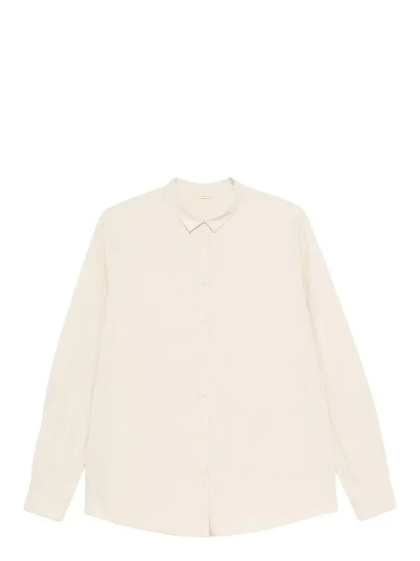 Apuntob Classic Cotton Shirt - Beige