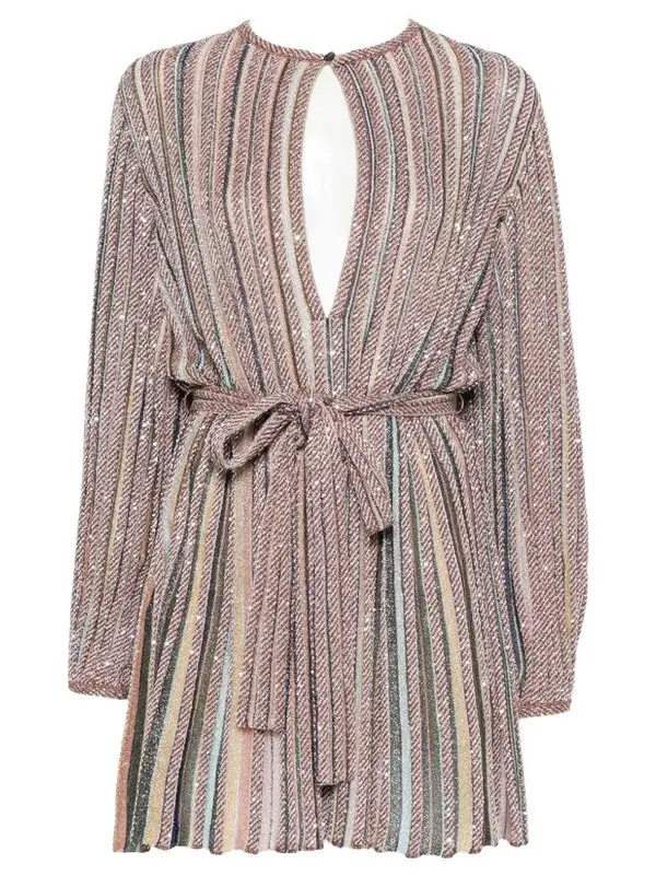 Missoni Zig Zag Motif Short Dress - Multi