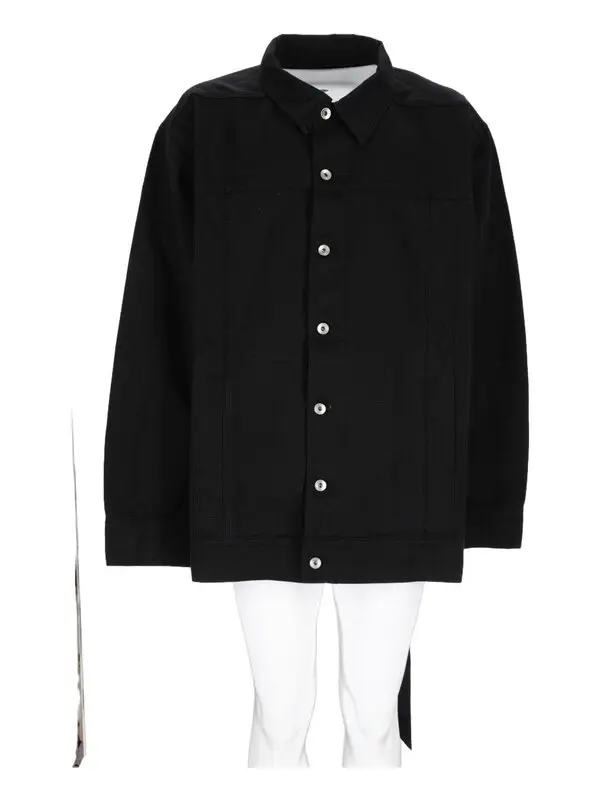 Rick Owens Cotton Sports Jacket - Black