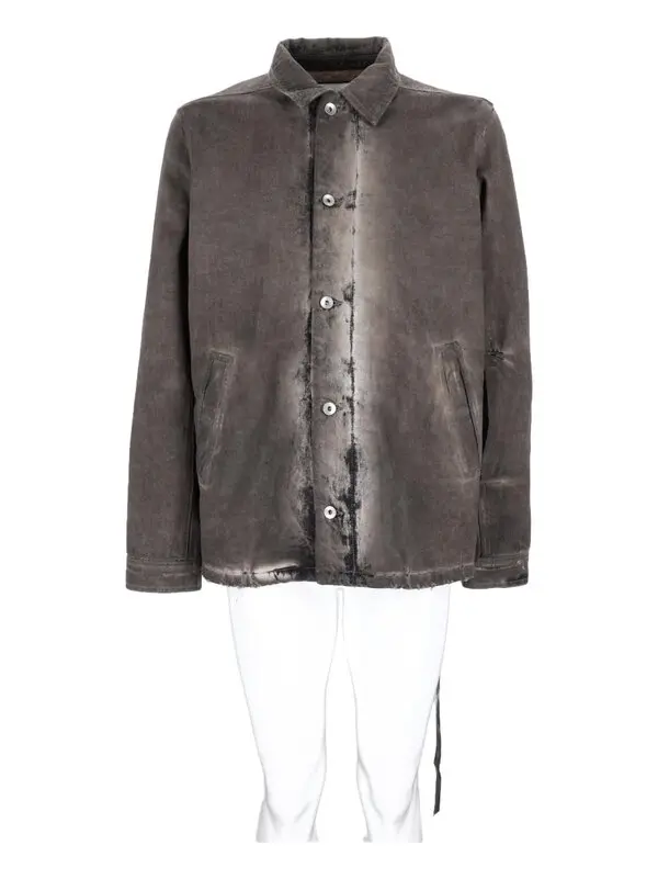 Rick Owens Cotton Sports Jacket - Grey