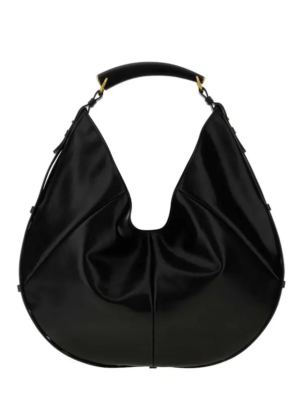 Saint Laurent Mombasa Leather Handbag - Nero