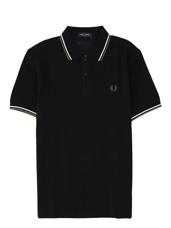Fred Perry 100% Cotton Polo Shirt - Black