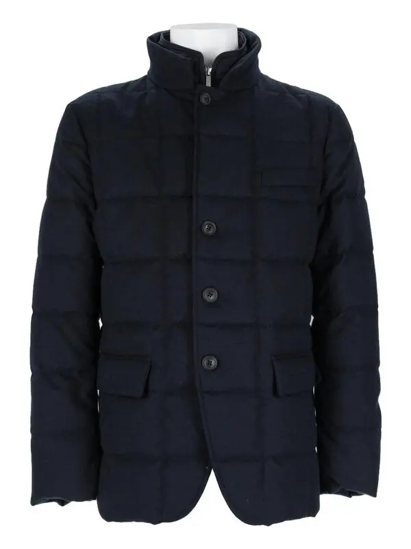 FAY Polyester Trench Coat - Blue