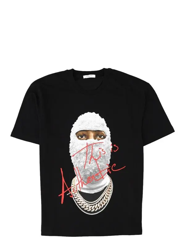 IH NOM UH NIT Minimal Graphic T-shirt For - Black