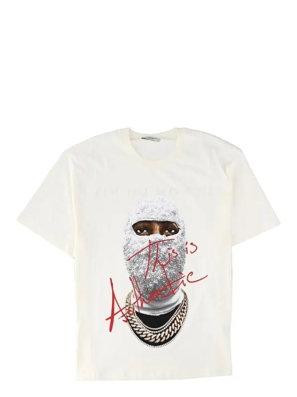 IH NOM UH NIT Typographic Crewneck T-shirt - White