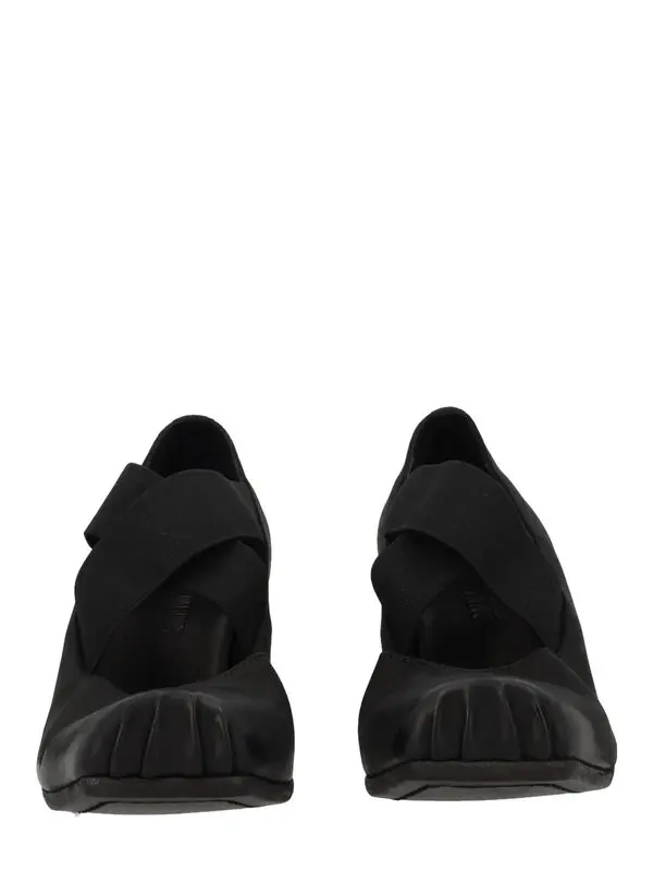 UMA WANG Calf Leather Flats - Black
