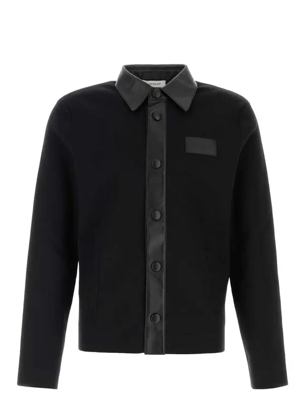Givenchy Mixed-material Cardigan - Black