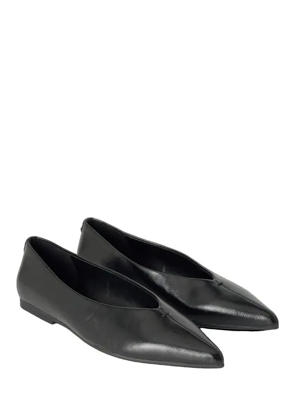 Calvin Klein Gemeen Pointed Flats - Black