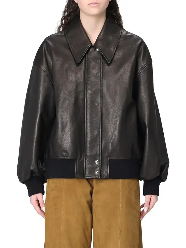 Khaite Leather Jacket - Black
