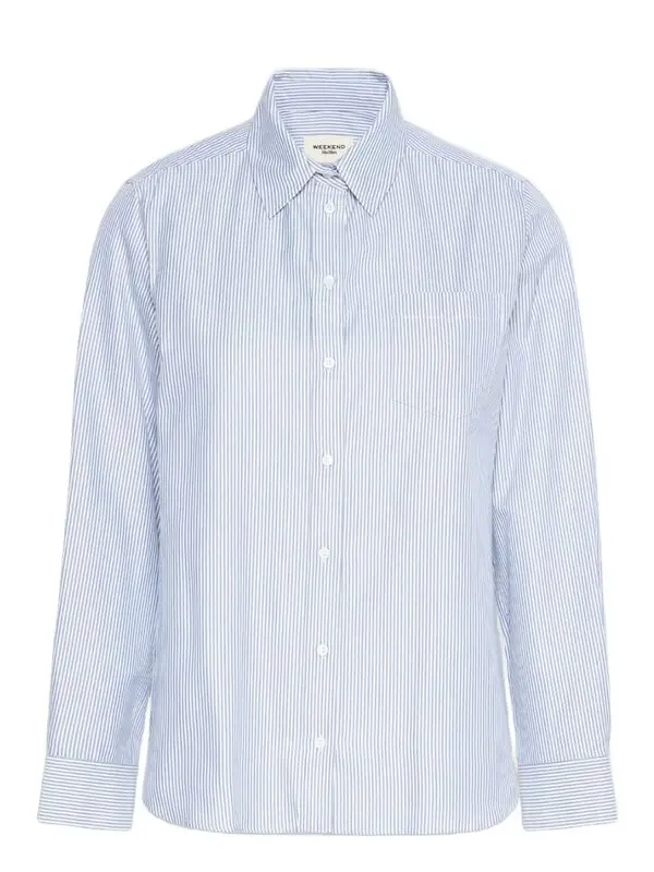 Max Mara Cotton Oxford Shirt - Navy