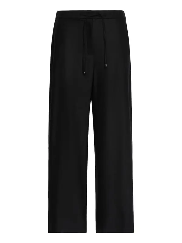 Max Mara Stretch Wool Joggers - Black