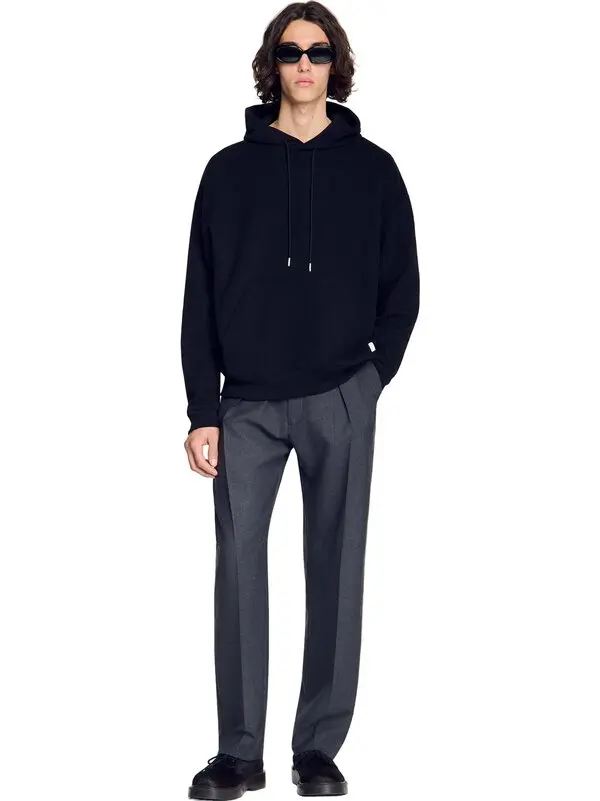 Sandro Oversized Hoodie - Black