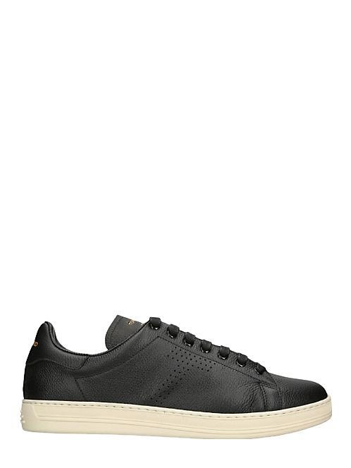 TOM FORD Warwick Leather Trainers - Blk/white