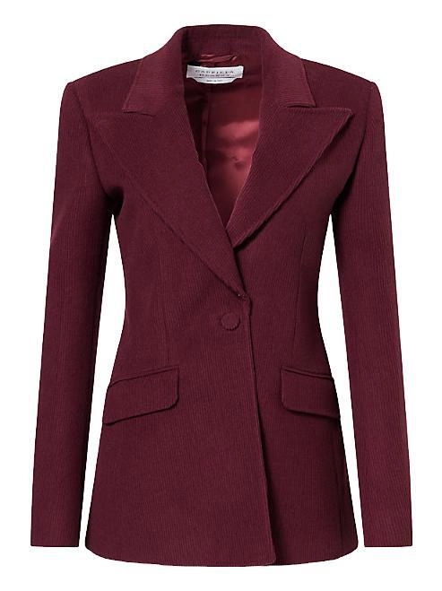 Gabriela Hearst Leiva Single-breasted Cashmere-blend Blazer - Plum