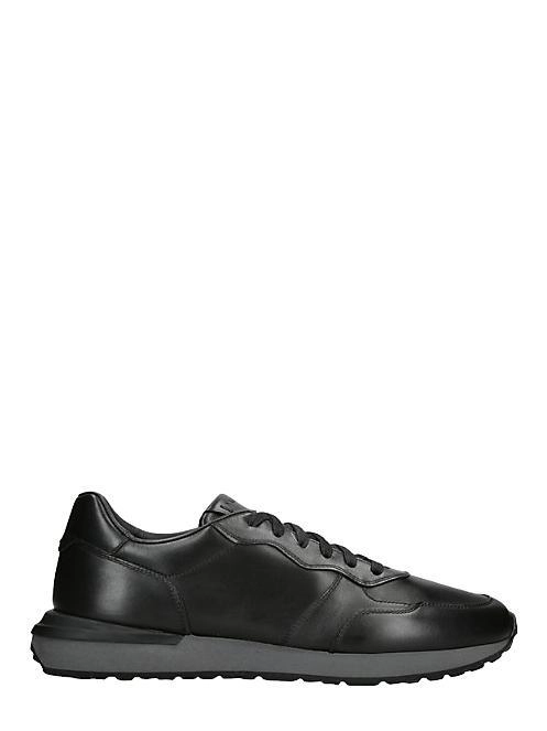 Magnanni Syros Leather Trainers - Black