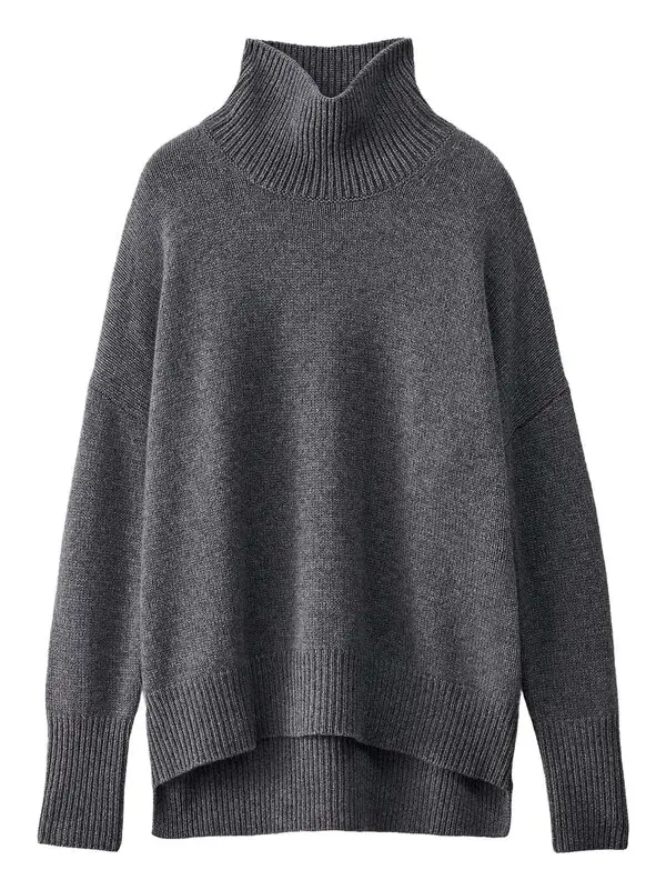 LISA YANG Heidi Cashmere Sweater - Grey