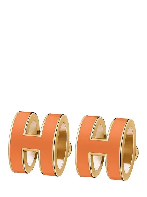 Hermès Earrings Pop H - Orange