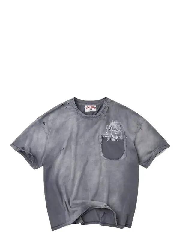 VALE FOREVER Skullie Tee Shirt - Grey